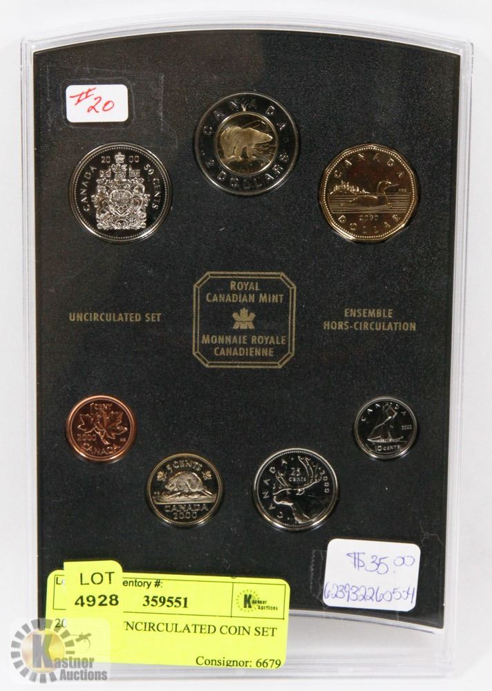 2000 RCM UNCIRCULATED COIN SET