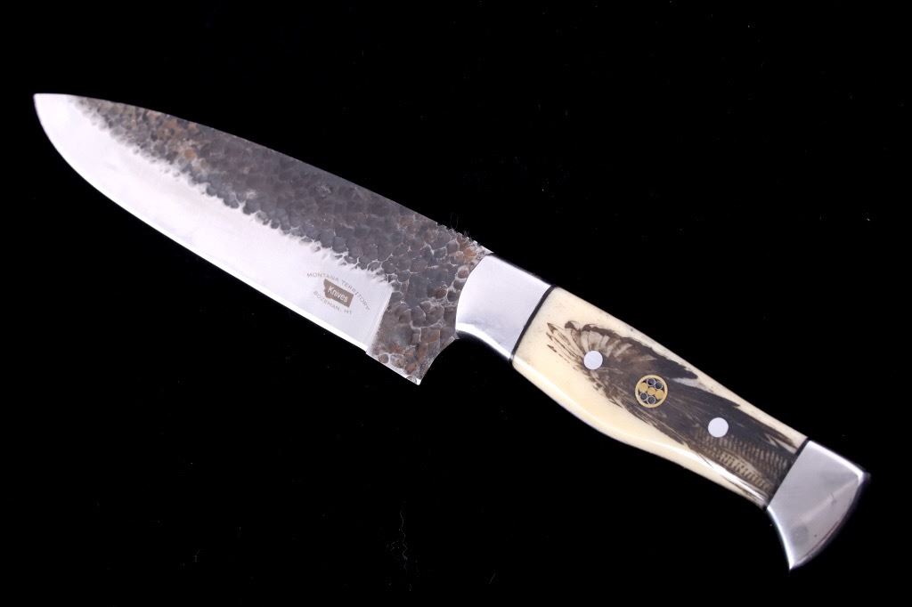 Montana Territory Knives Indian Chief Scrimshaw