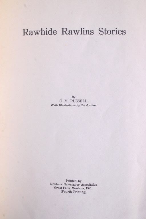 Charles Russell Rawhide Rawlins Stories