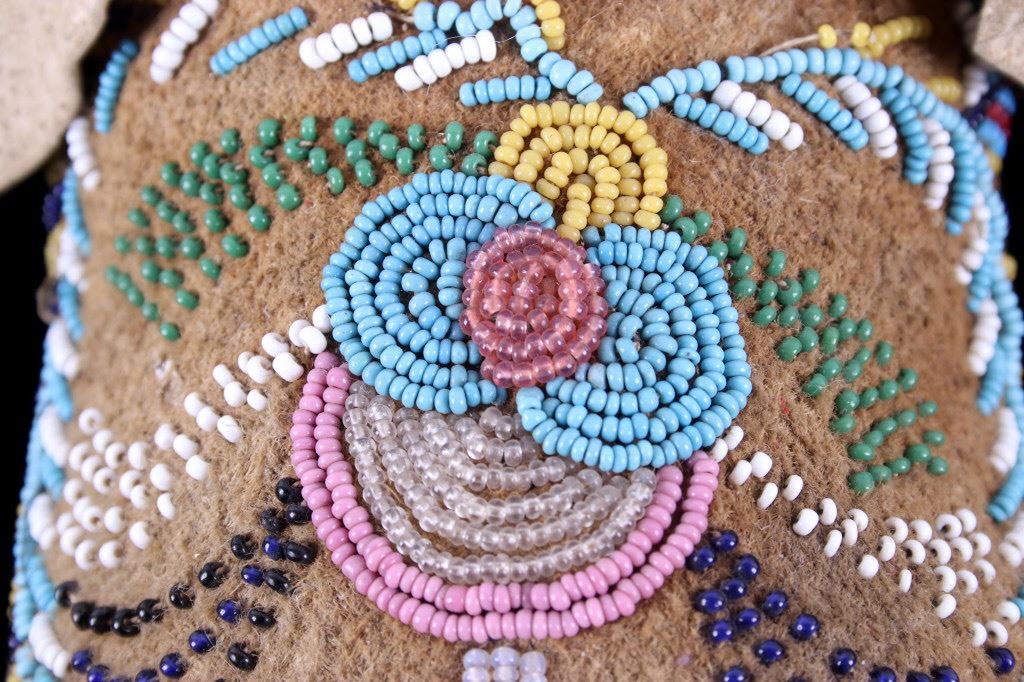 Santee Sioux Beaded Moccasins c. 1880-1890