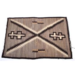 Navajo Ganado Hubbell Trading Post Rug c. 1900