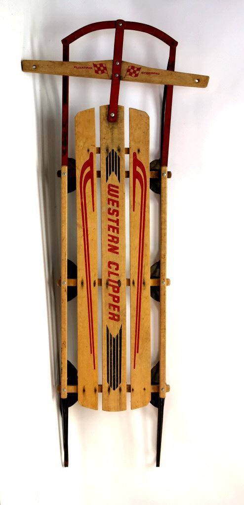 Vintage Western Clipper Snow Sled