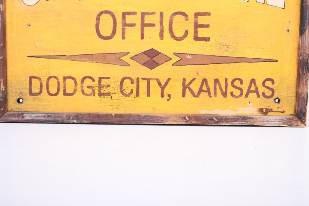 U.S. Marshal Office Dodge City, Kansas Sign