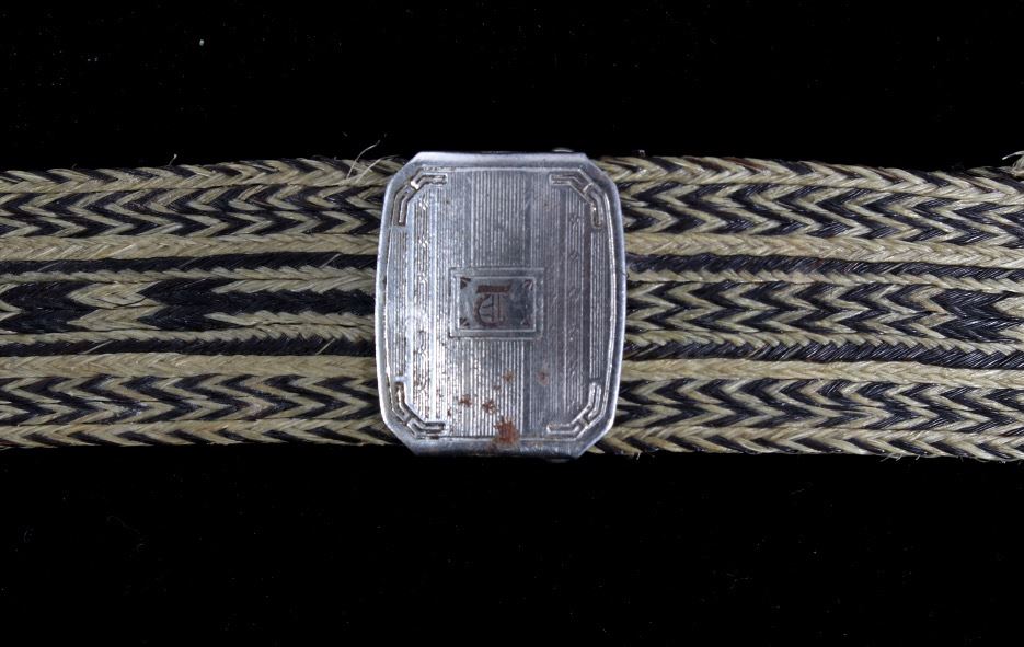 Utah Prison Made Horsehair Belt c. 1900