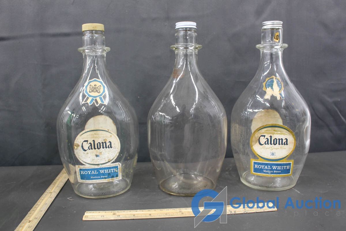 Calona Royal White Wine Bottles