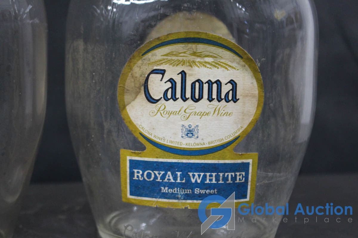 Calona Royal White Wine Bottles
