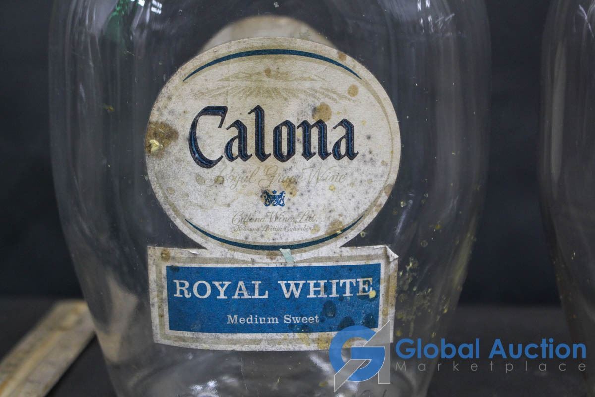 Calona Royal White Wine Bottles