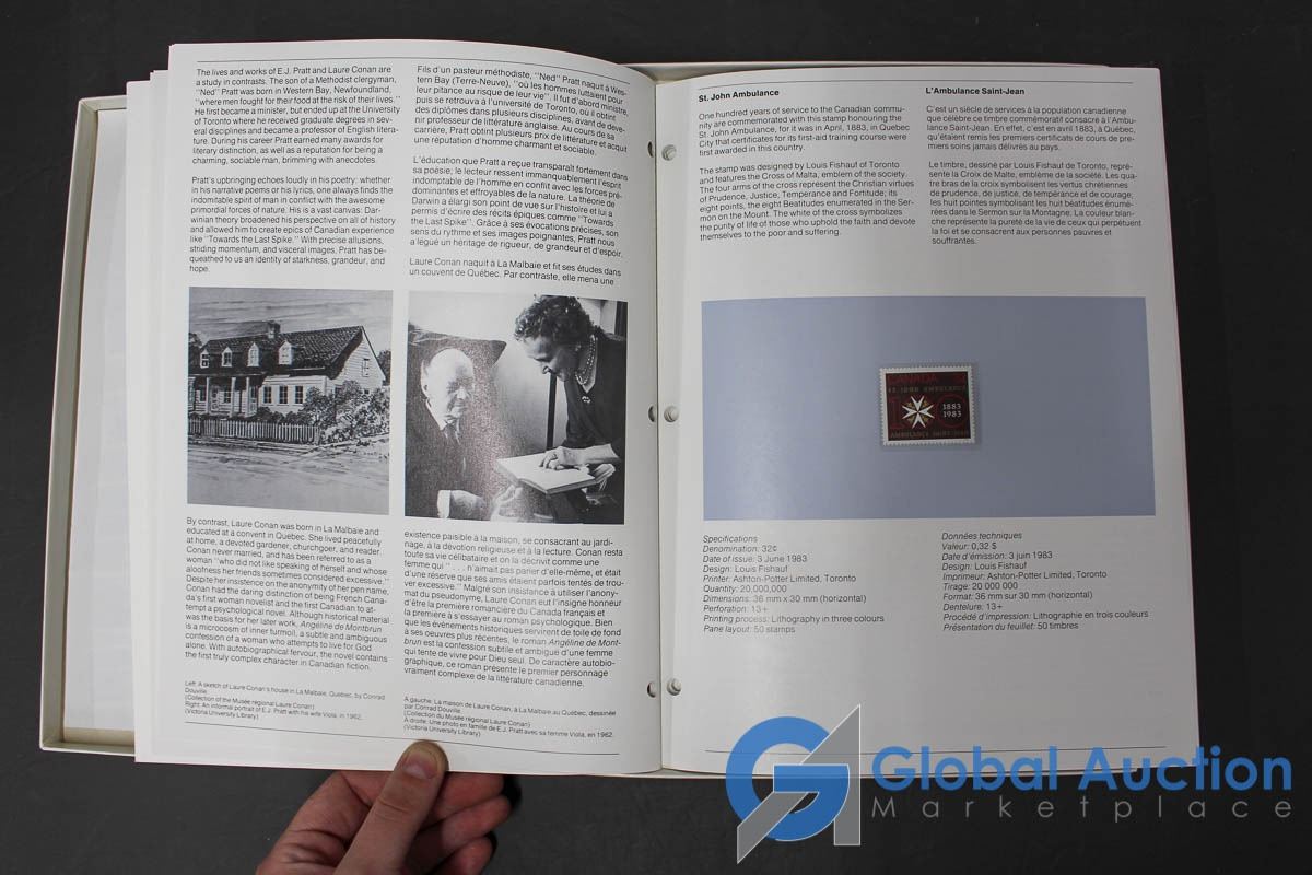 (3) Souvenir Collection of the Postage Stamps of Canada, Universal ...