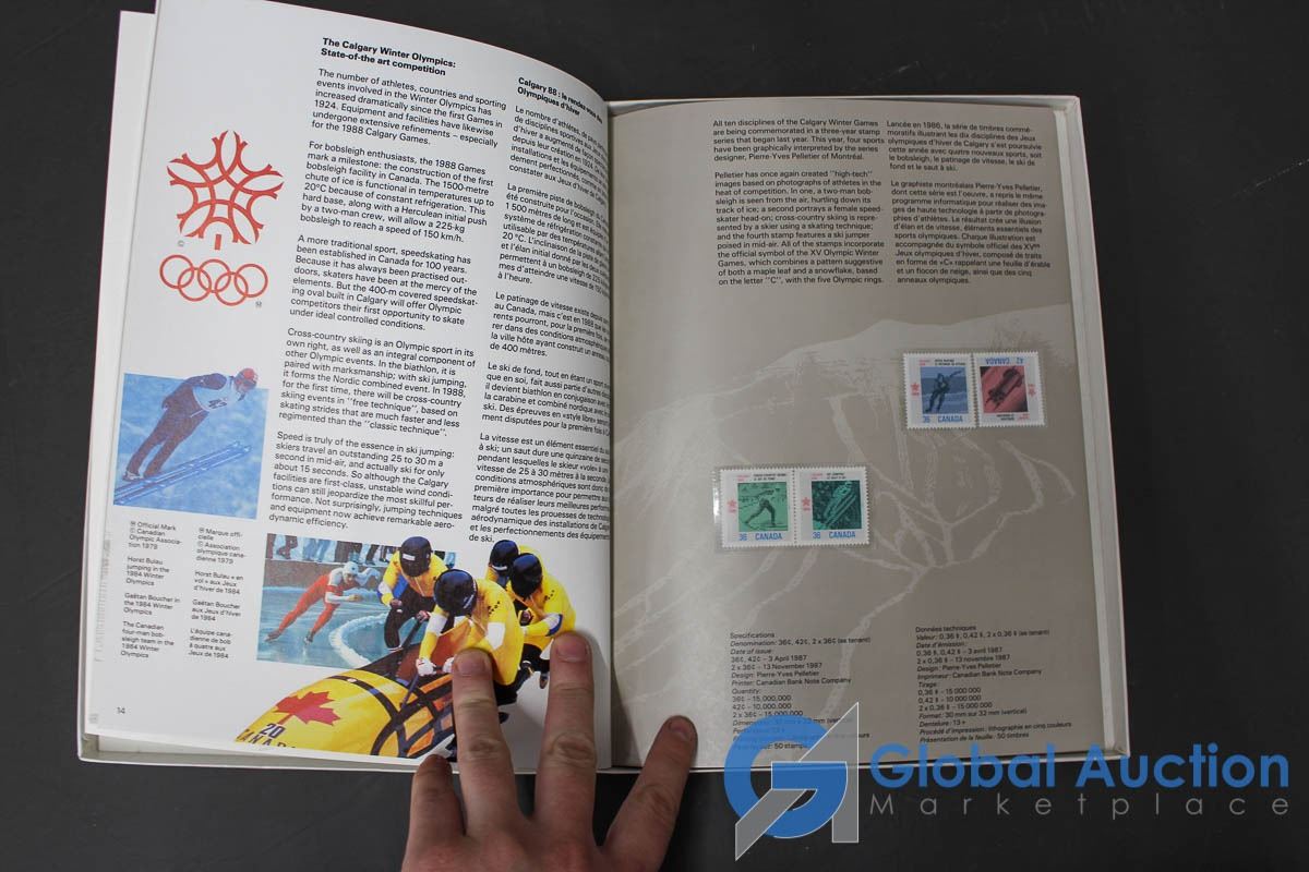 (3) Souvenir Collection of the Postage Stamps of Canada, Universal ...