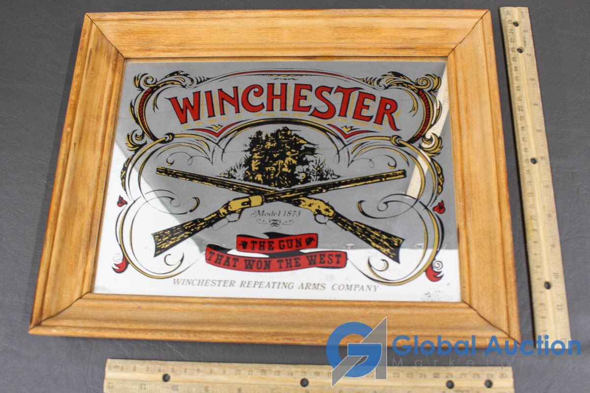 Winchester Guns Advertising Mirror