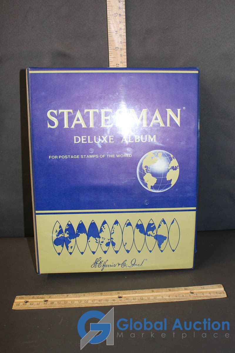 Statesman World Stamp Deluxe Album With Vintage Mary Stamps, Especially ...