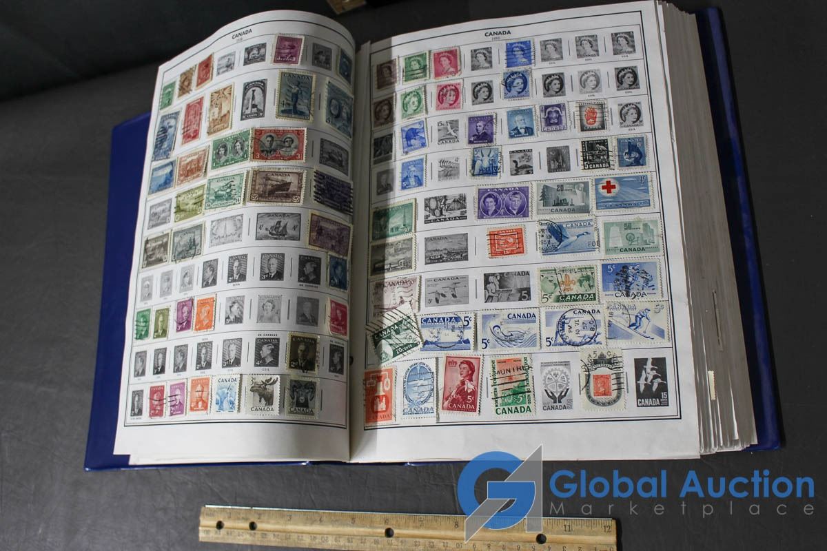 Statesman World Stamp Deluxe Album With Vintage Mary Stamps, Especially ...