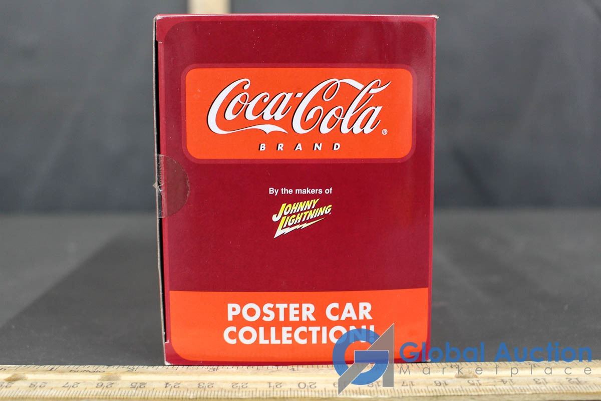 Coca-Cola Brand Poster Car Collection 1:64 Scale Die-Cast Metal Bodies ...