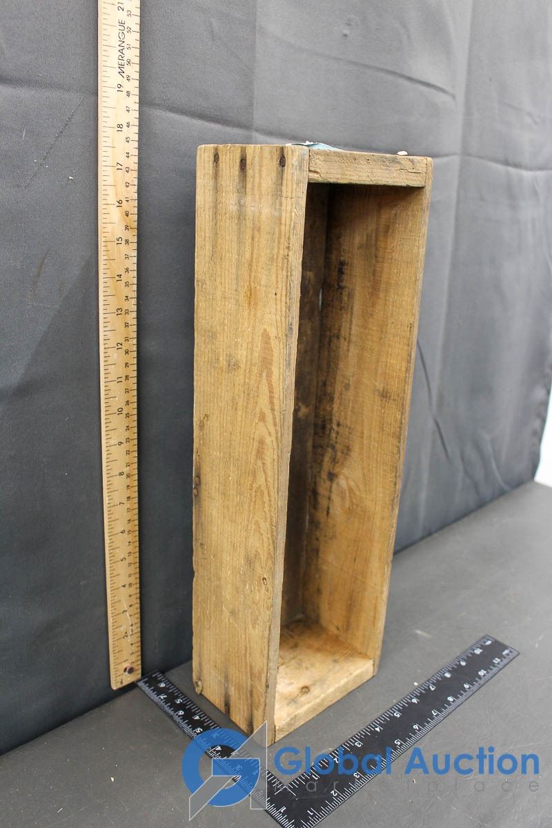 Wooden Prune Box & Wooden Seiko Mandarin Orange Boxes