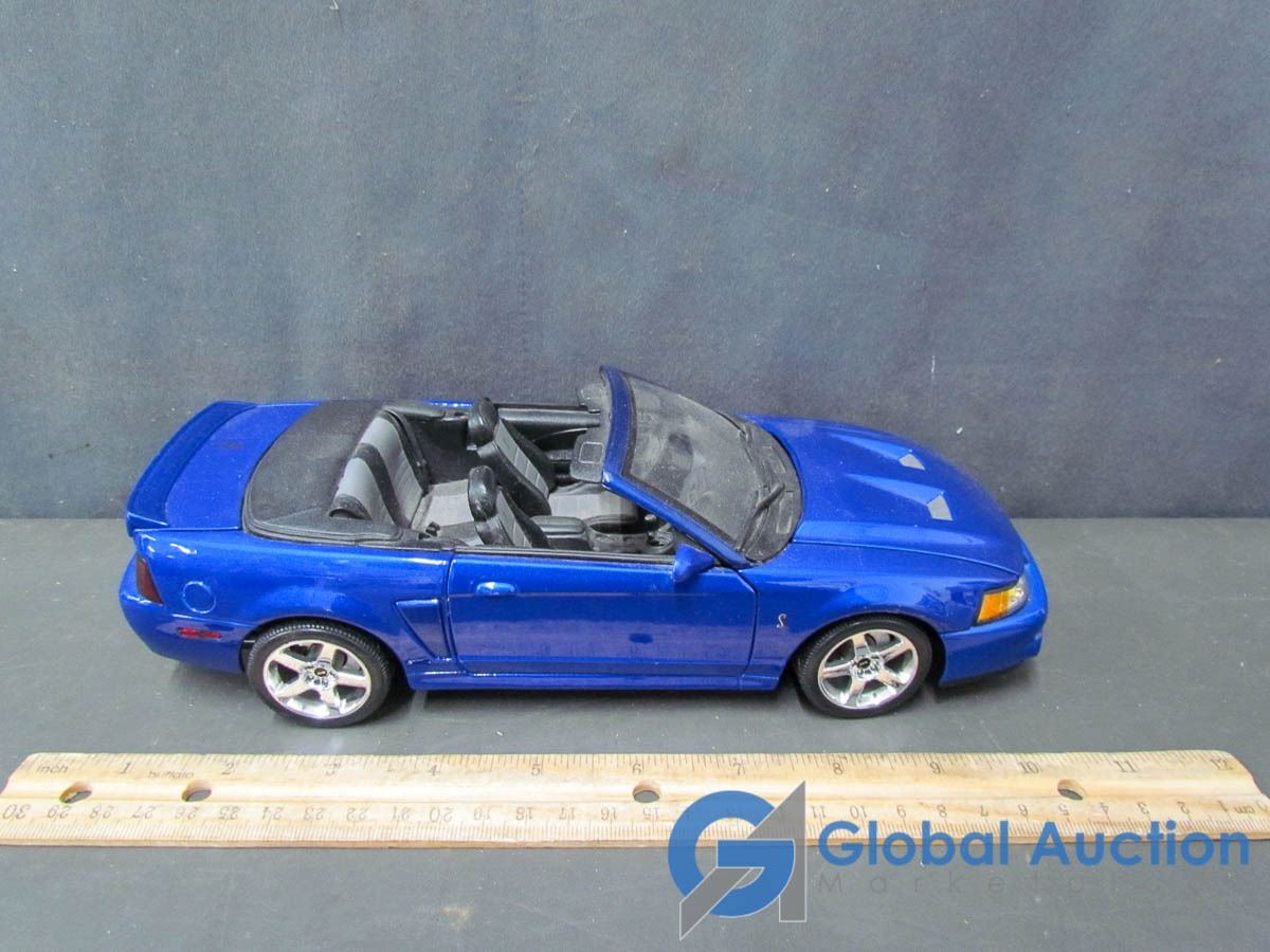 Die Cast Blue Ford Mustang Cobra Toy Car