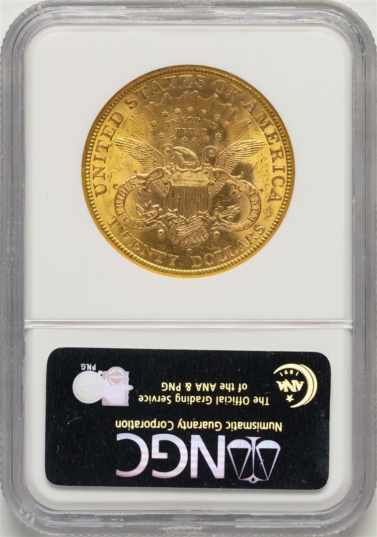 1897-S $20 Liberty Head Double Eagle Gold Coin NGC MS62