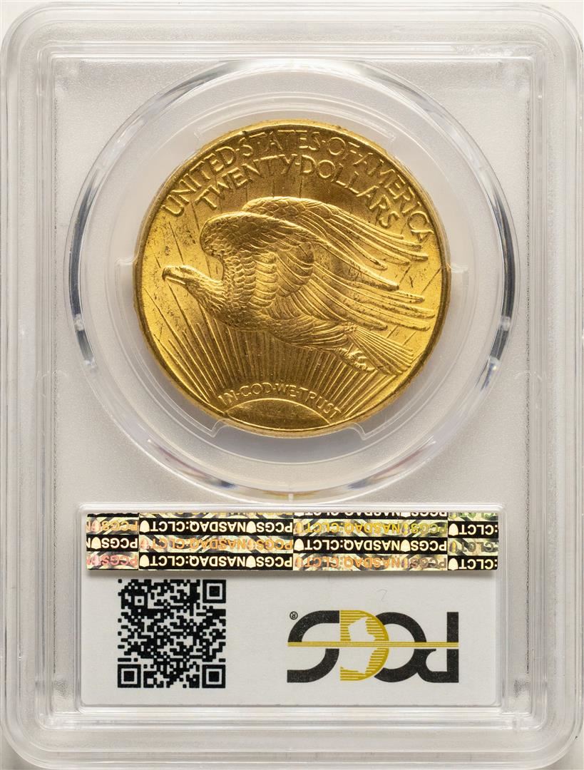 1915-S $20 St. Gaudens Double Eagle Gold Coin PCGS MS63