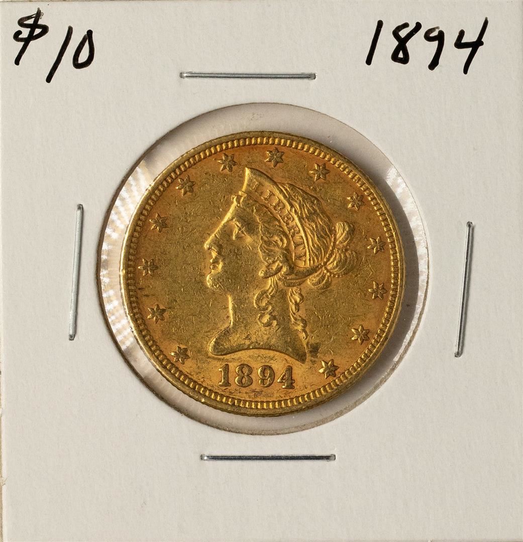 1894 $10 Liberty Head Eagle Gold Coin