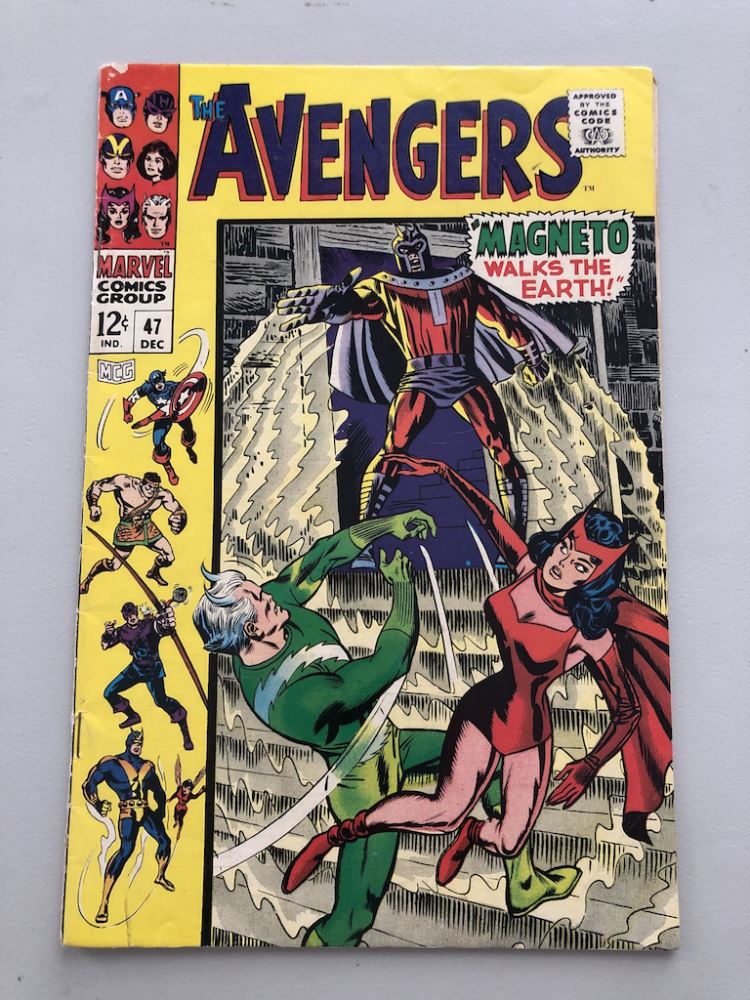 1967 "The Avengers" First Series Issue #47 Marvel Comic Book