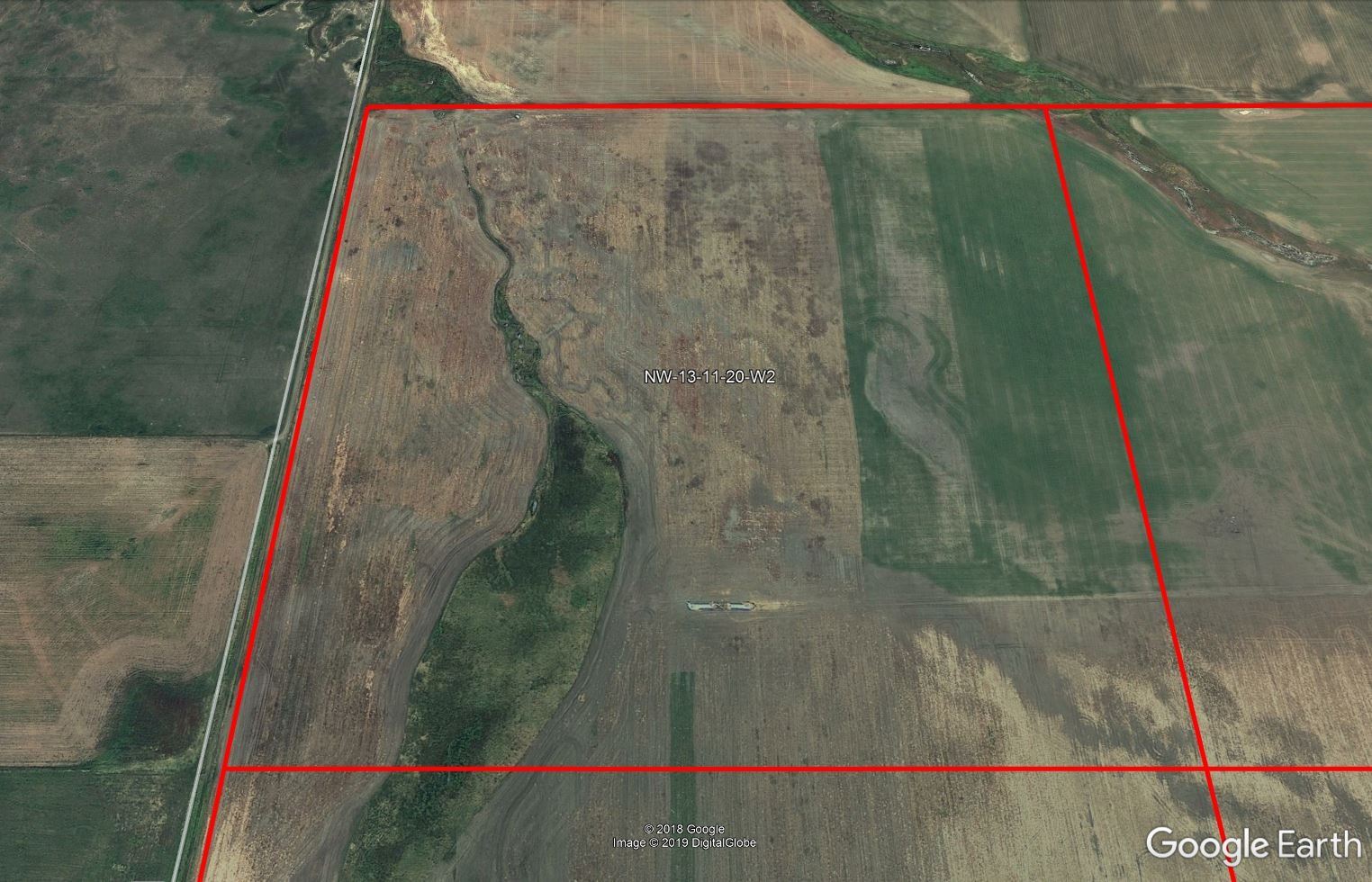 Surface Parcel #107450524 NW Sec 13 Twp 11 Rge 20 W 2 - 160 Acres