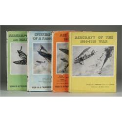 ONE LOT OF AVIATION BOOKS, INCLUDING 8 VOLUMES OF