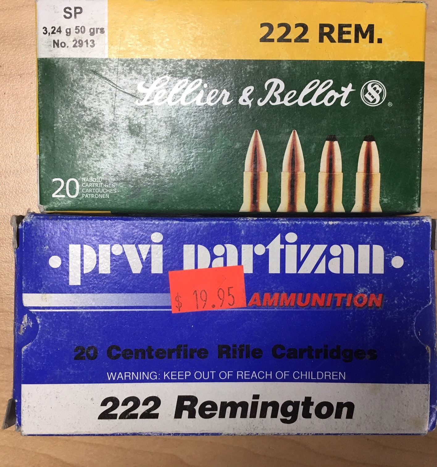 AMMO (222 REM) *50 GRAIN* (40 ROUNDS)