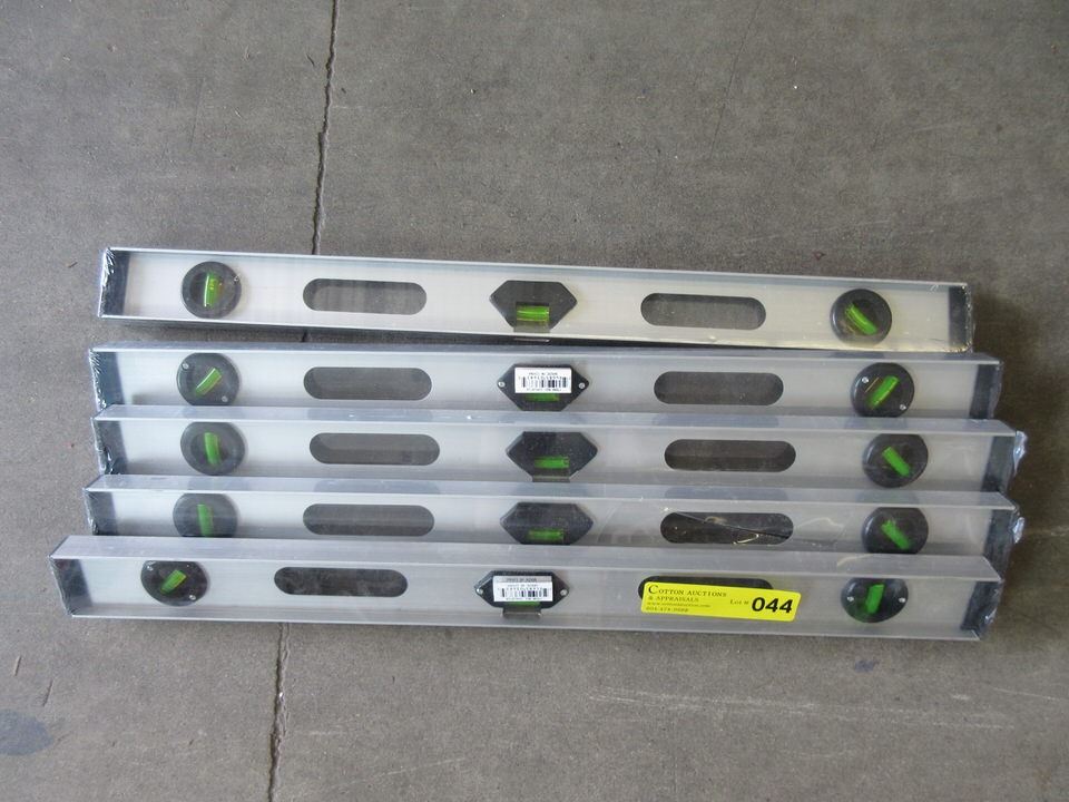5 New 2 Foot Aluminum Levels