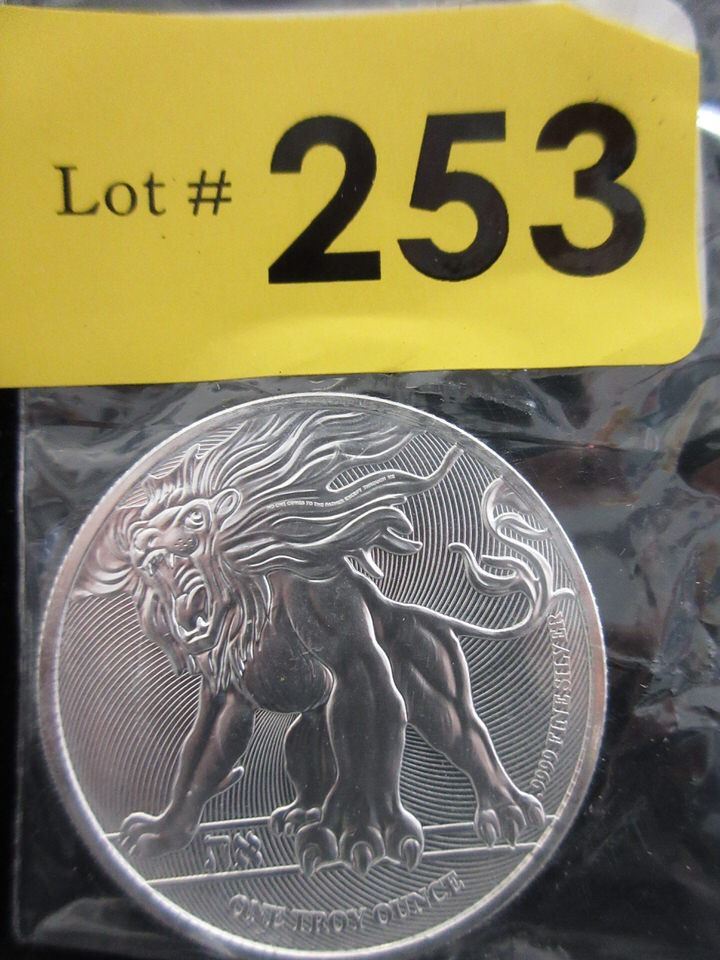 1 Oz Niue Roaring Lion .9999 Silver Coin