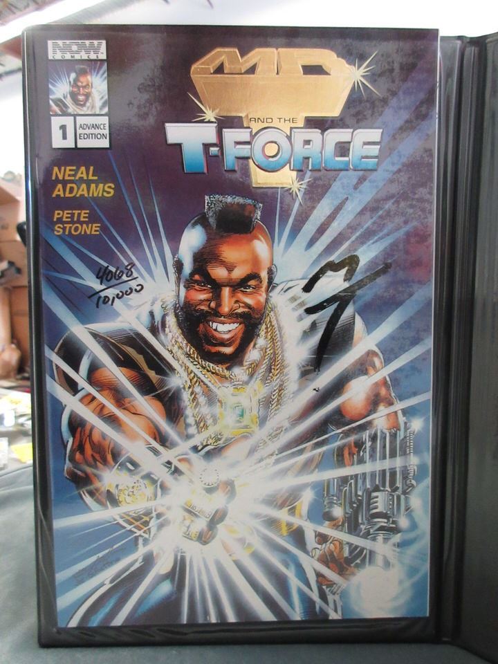 Autographed Mr. T Comic & Collectible Set