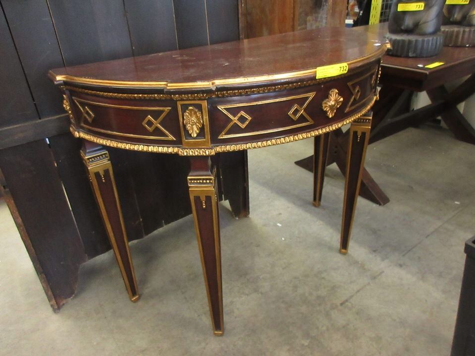 Large Half Moon Table