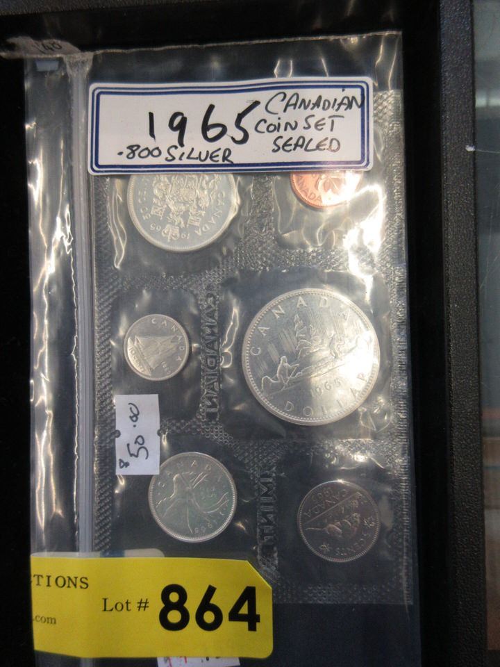 1965 Uncirculated Canadian Mint Coin Set
