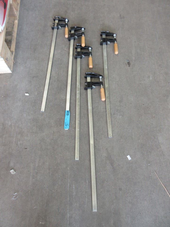 5 New 24 Inch F-Clamps
