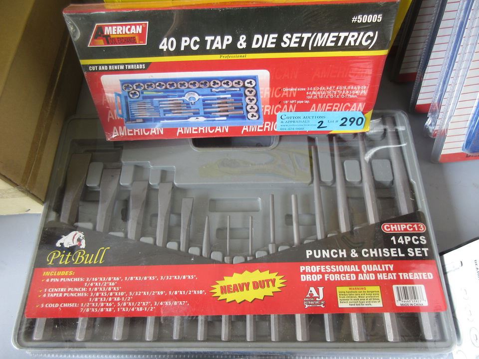 Tap & Die Set and Punch & Chisel Set