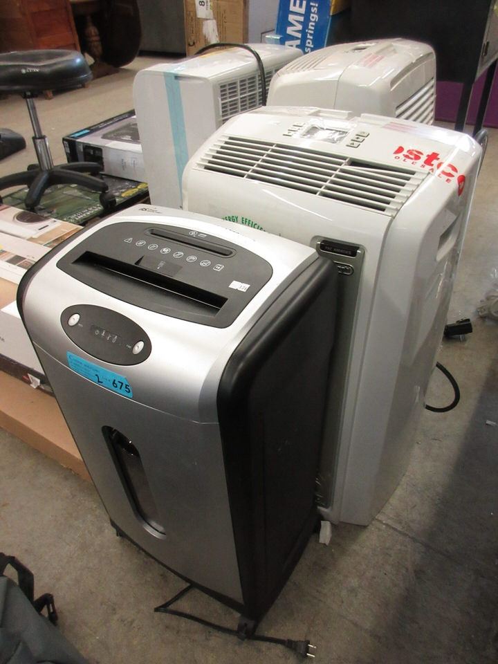 Paper Shredder & Portable Air Conditioner