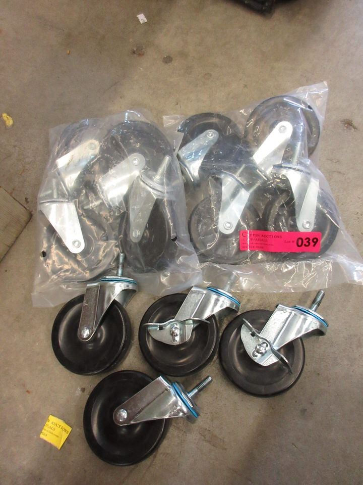 3 Sets of 4 New Casters