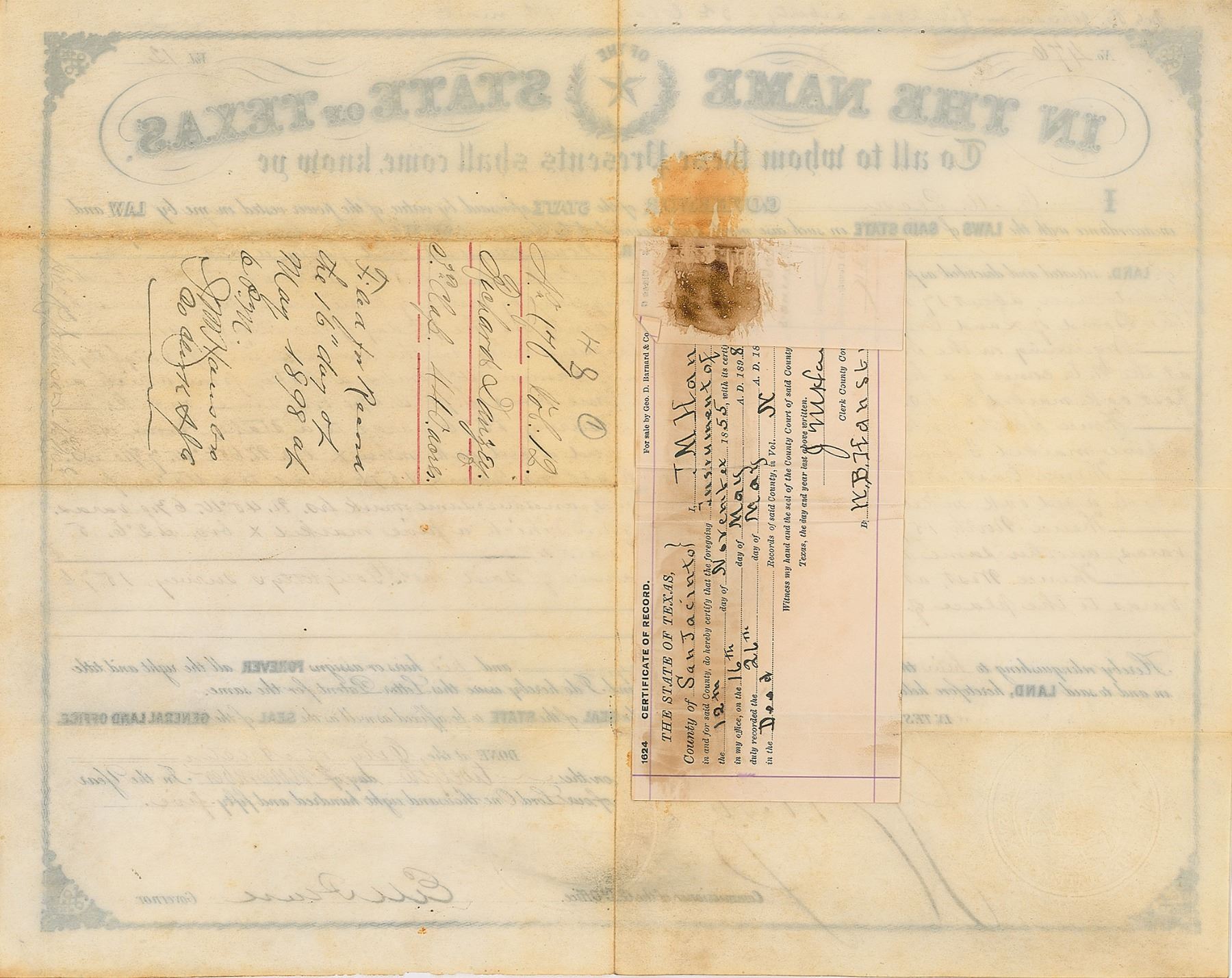 Texas: Elisha M. Pease