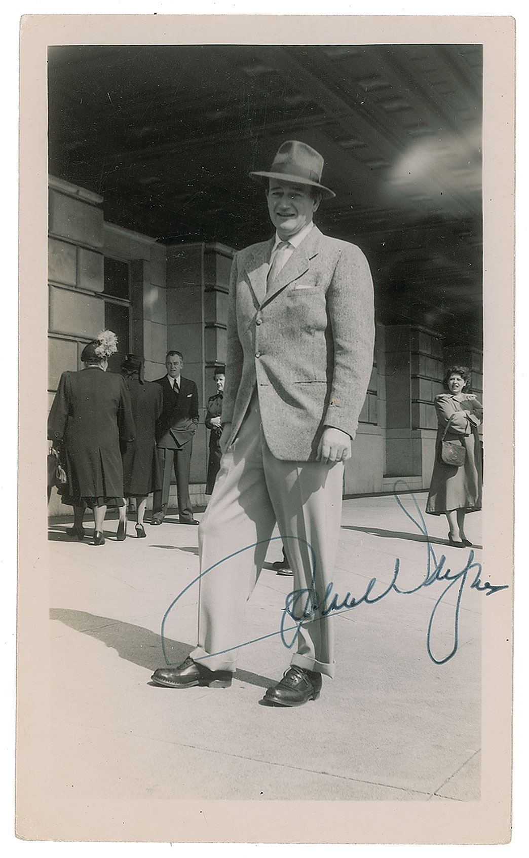 John Wayne Signed Photograph