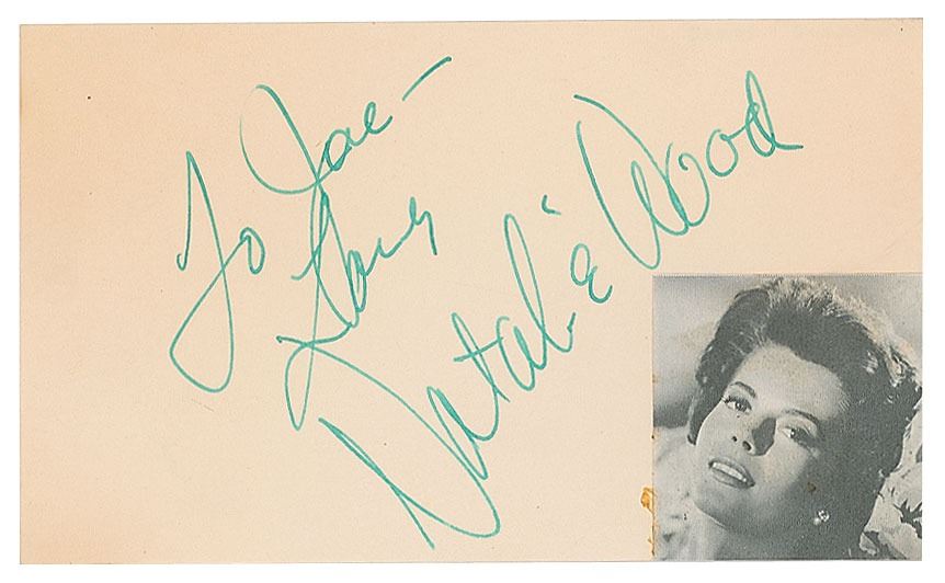 Natalie Wood Signature