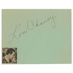 Lon Chaney, Jr. Signature