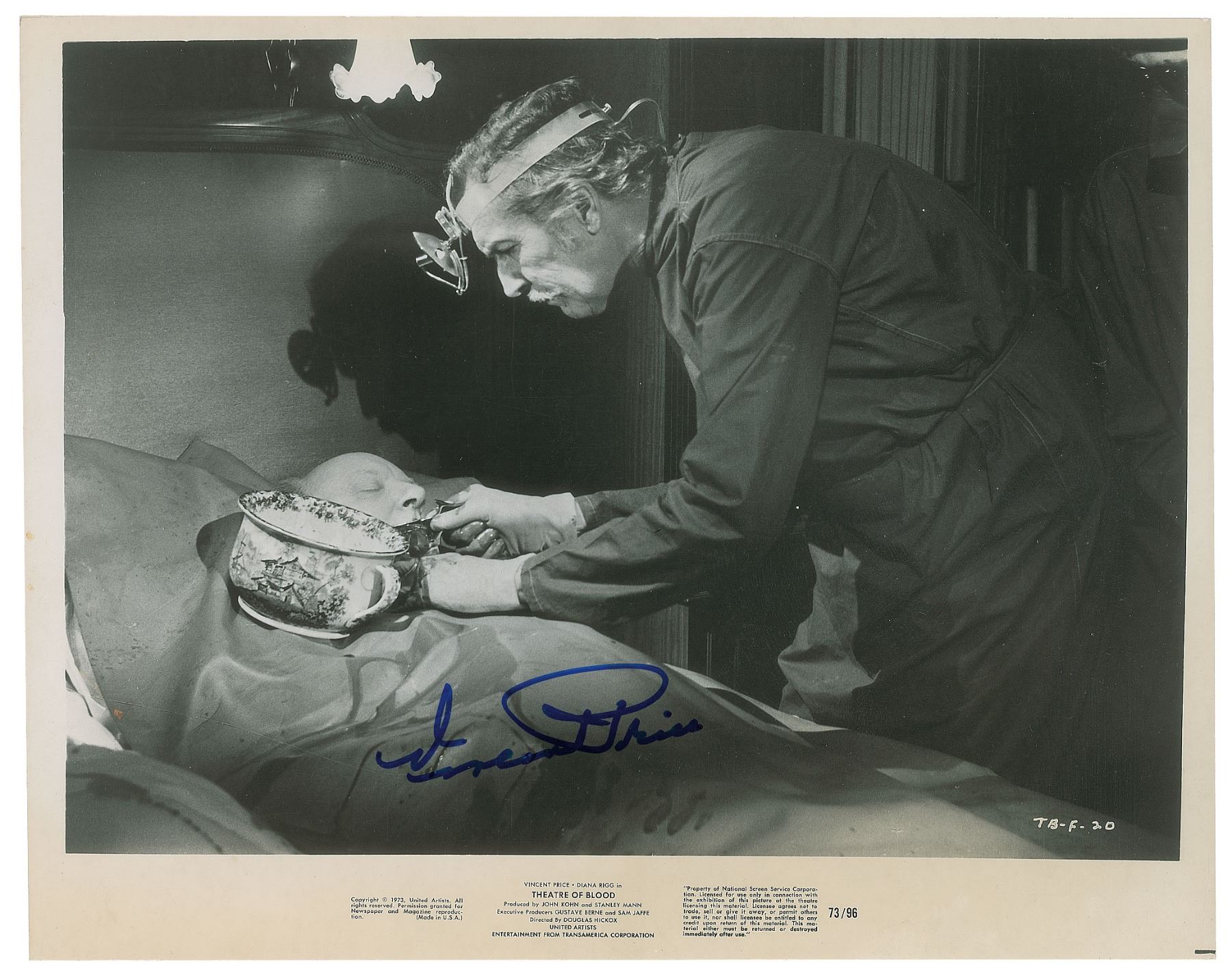 Vincent Price Signed Photograph