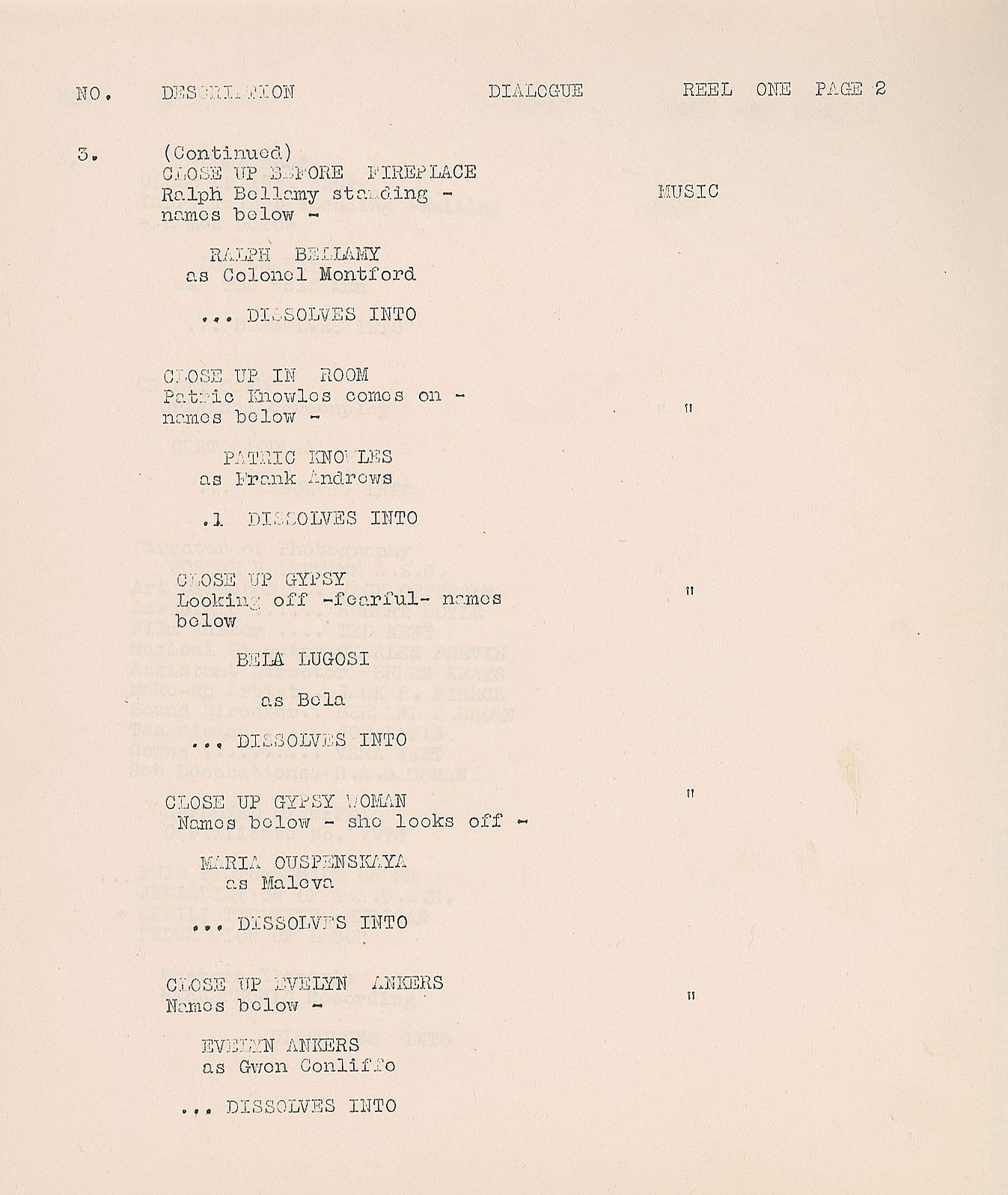 The Wolf Man Original Universal Studios File Script