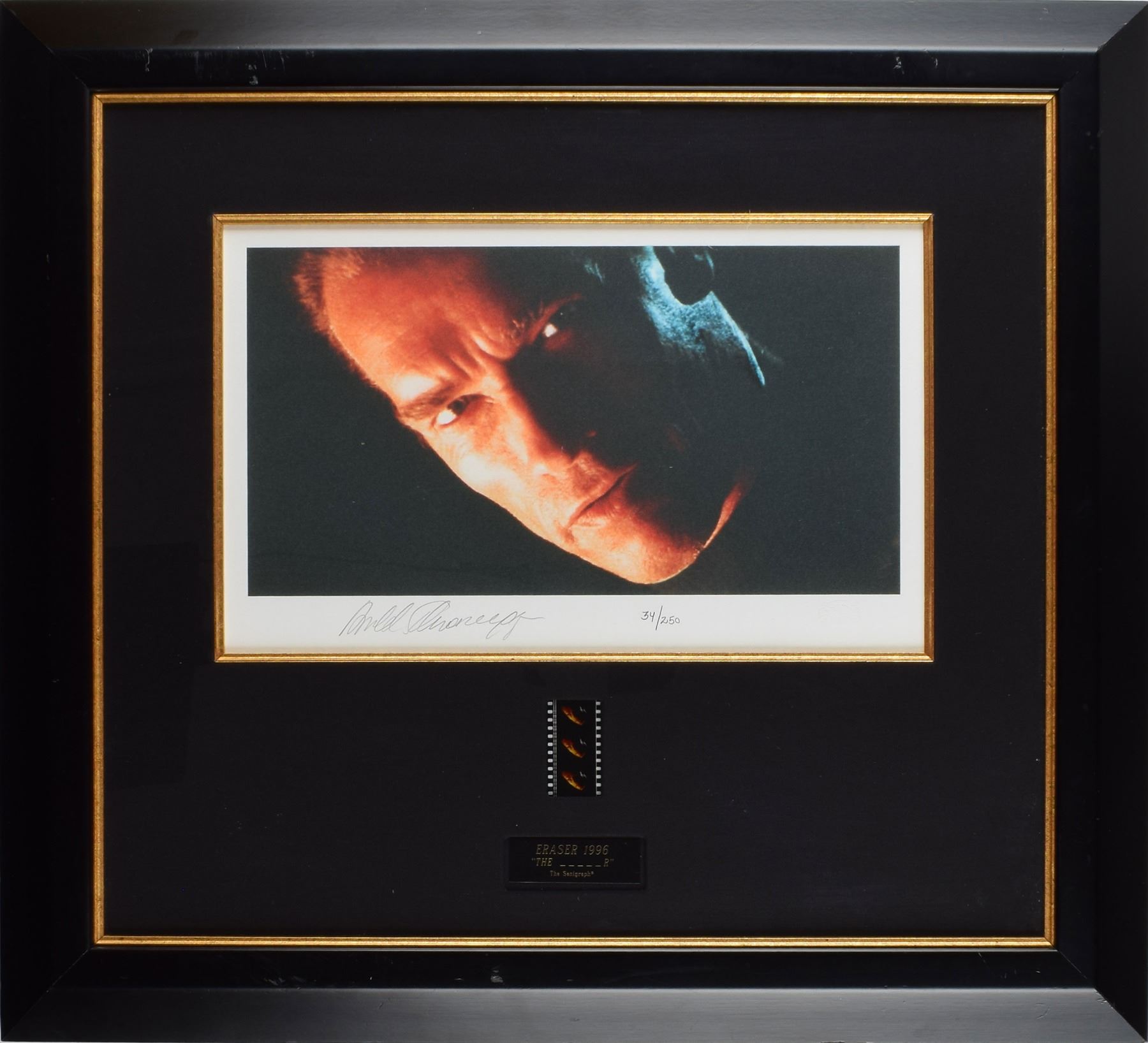 Arnold Schwarzenegger Signed Print
