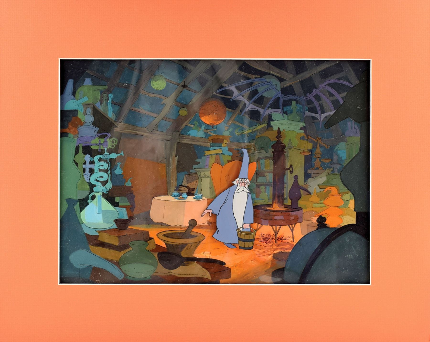 Merlin production key master background set-up from The Sword in the Stone