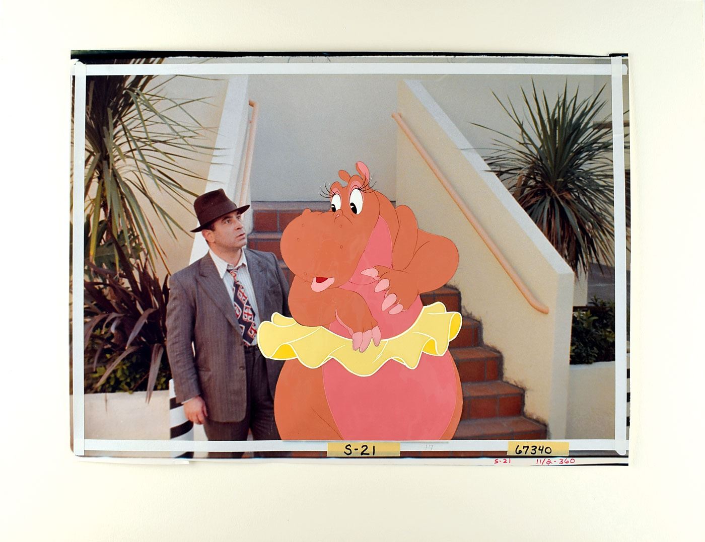 Hyacinth Hippo production cel from Who Framed Roger Rabbit