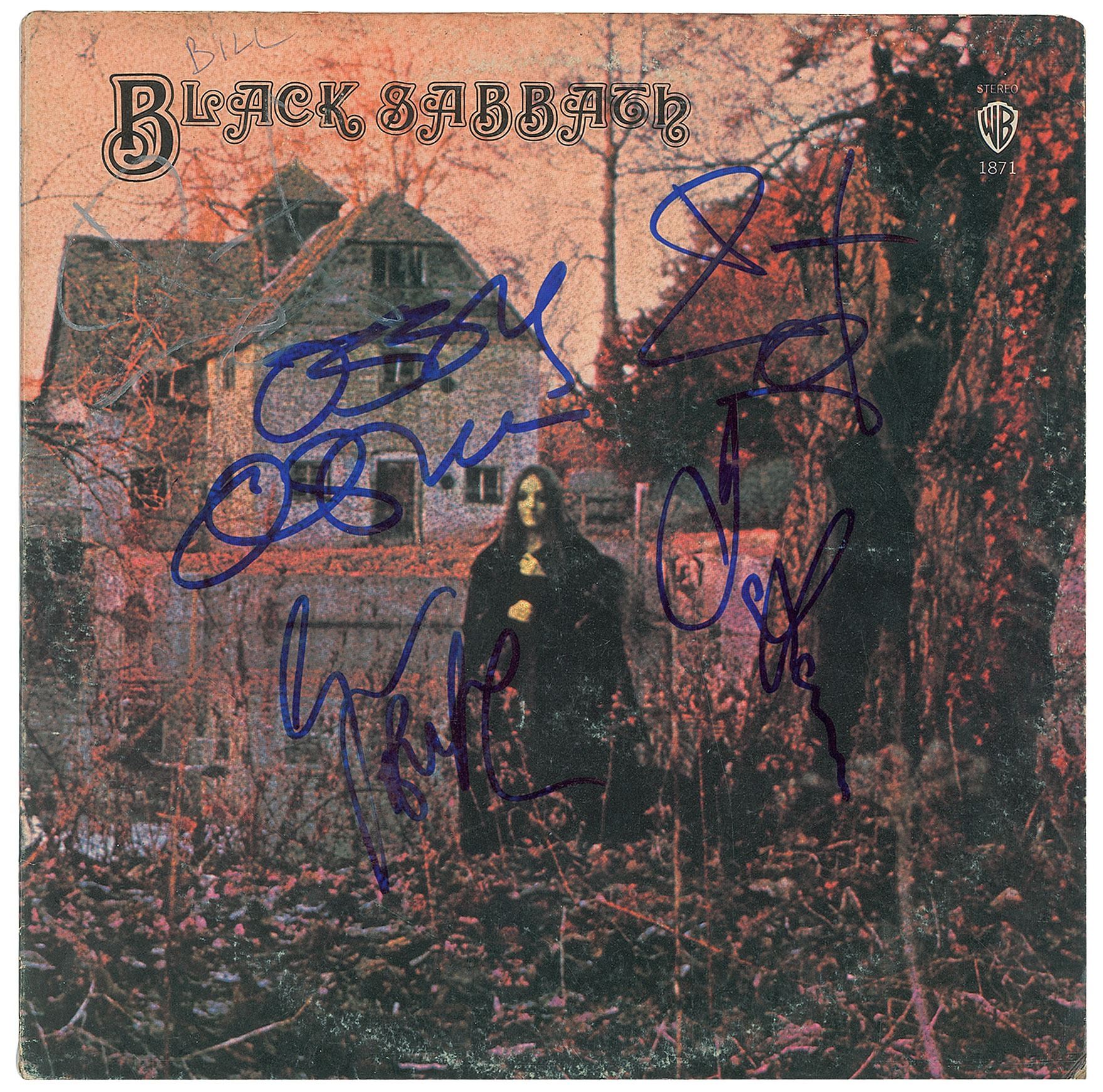 Black Sabbath Signed Album