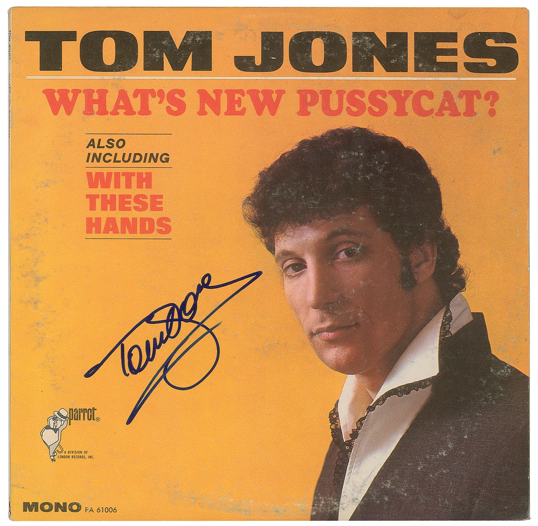 Tom Jones Signed Album