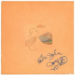 Joni Mitchell Signed Album