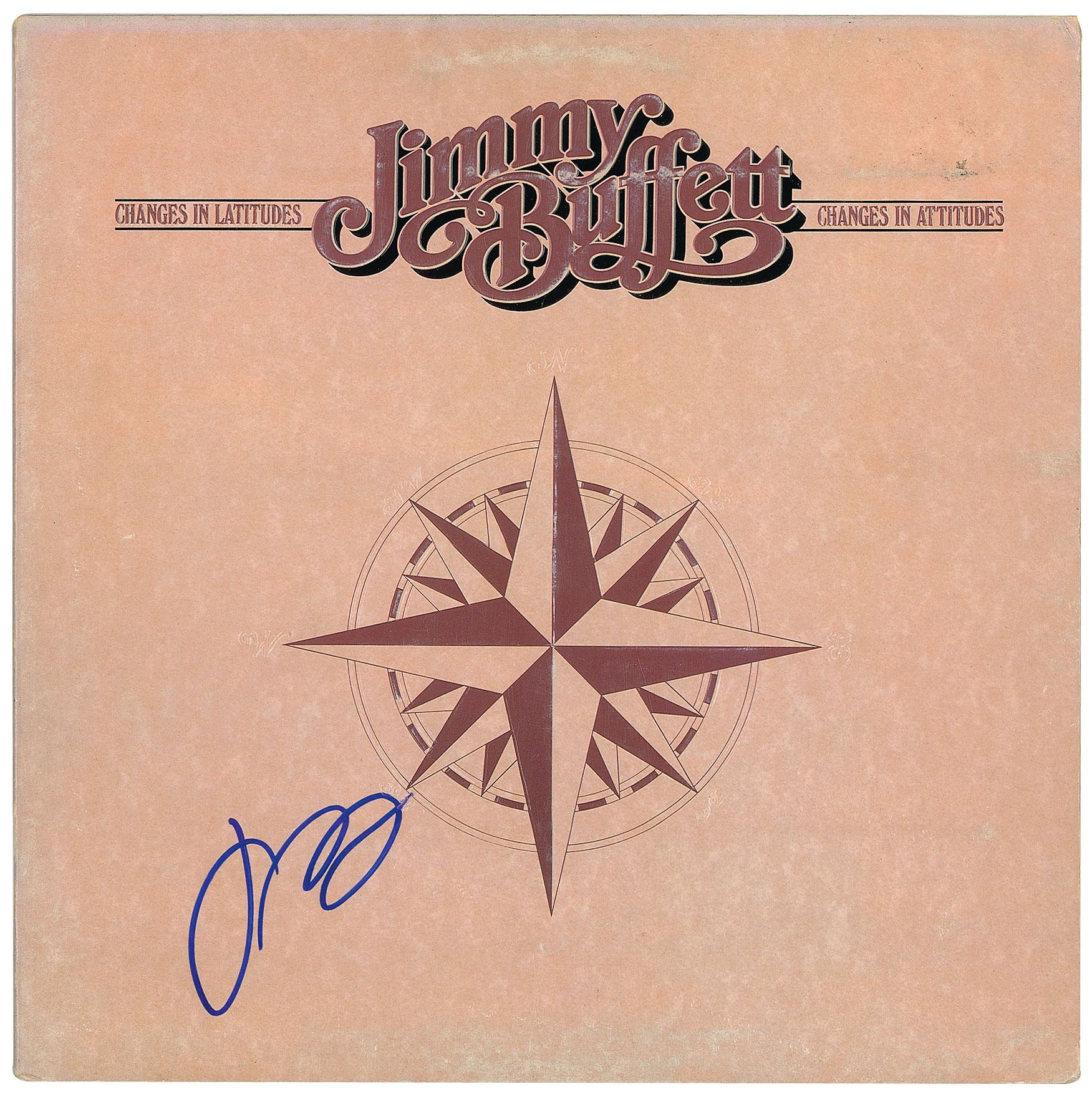 Jimmy Buffett Signed Album