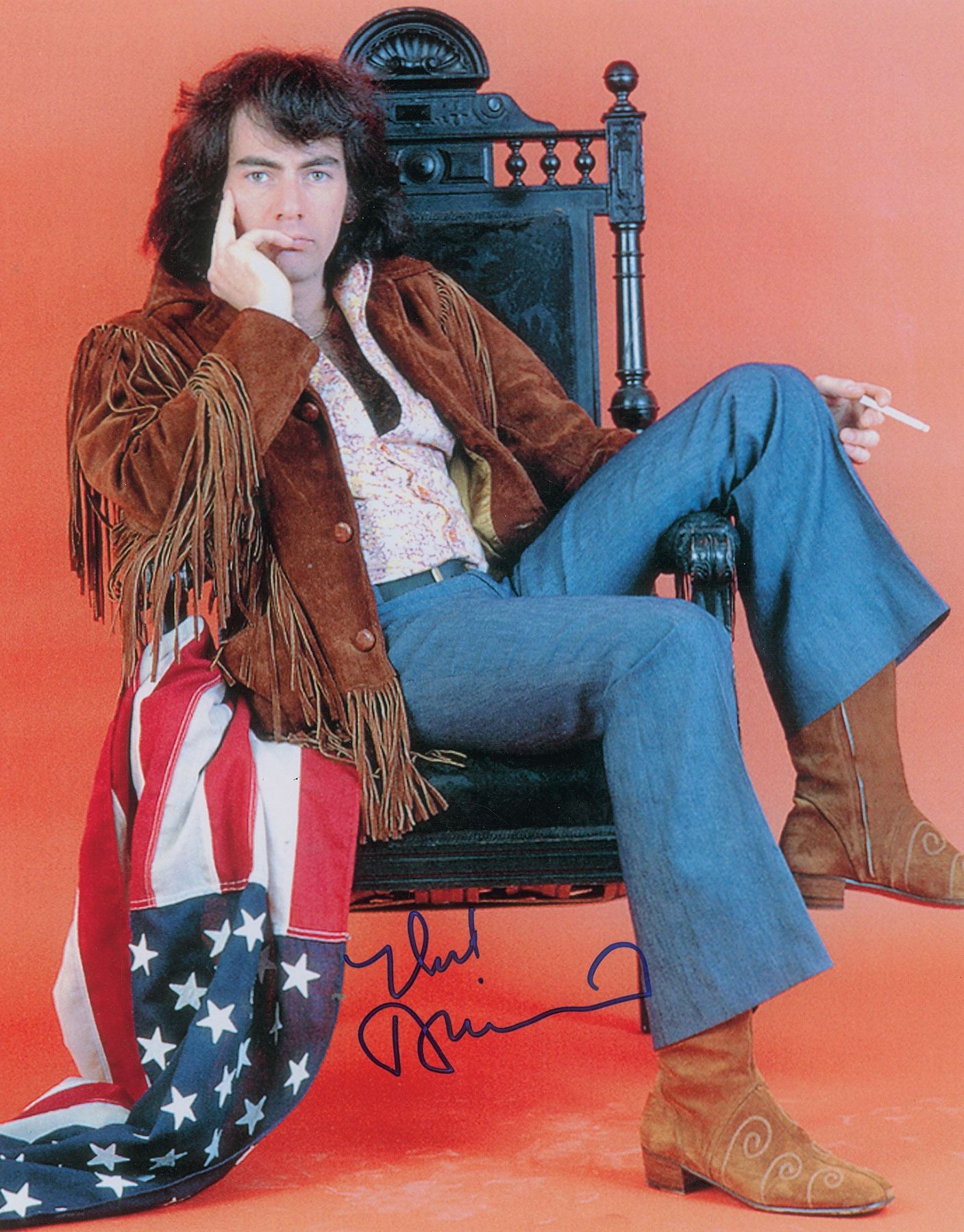 Neil Diamond Signed Photograph