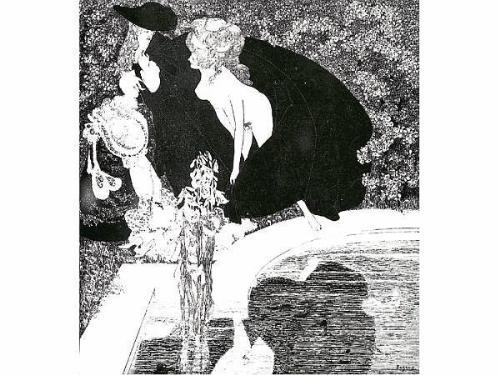 Franz Bayros - Erotic Scene